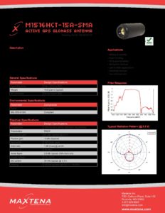 M1516HCT-15A-SMA-Datasheet | M2M Connectivity
