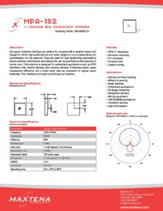 MPA-182 | M2M Connectivity